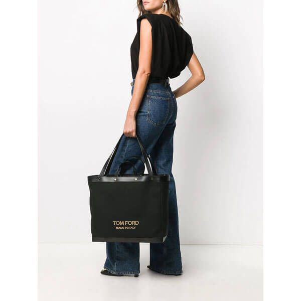 20AW☆送料込【トムフォード】コピー T SCREW キャンバス ロゴ トートTF121|スーパーコピー優良サイト